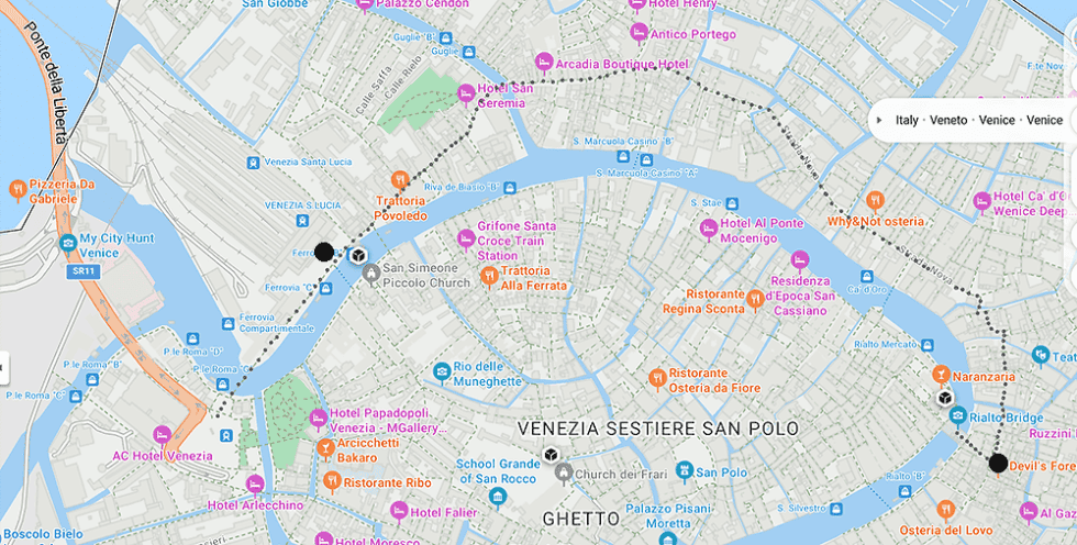 The Strada Nova in Venice. - Images of Venice